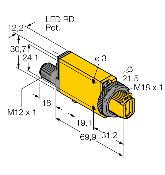 Photoelectric Sensor - Photoelectric Sensor for Glass Fibers