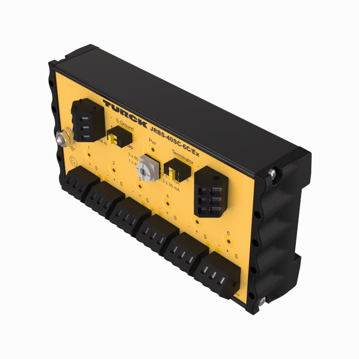 IP20 Junction Box, 6-Channel - FOUNDATION Fieldbus and PROFIBUS-PA