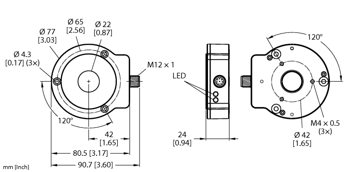 Contactless Encoder - Incremental: 2500 ppr